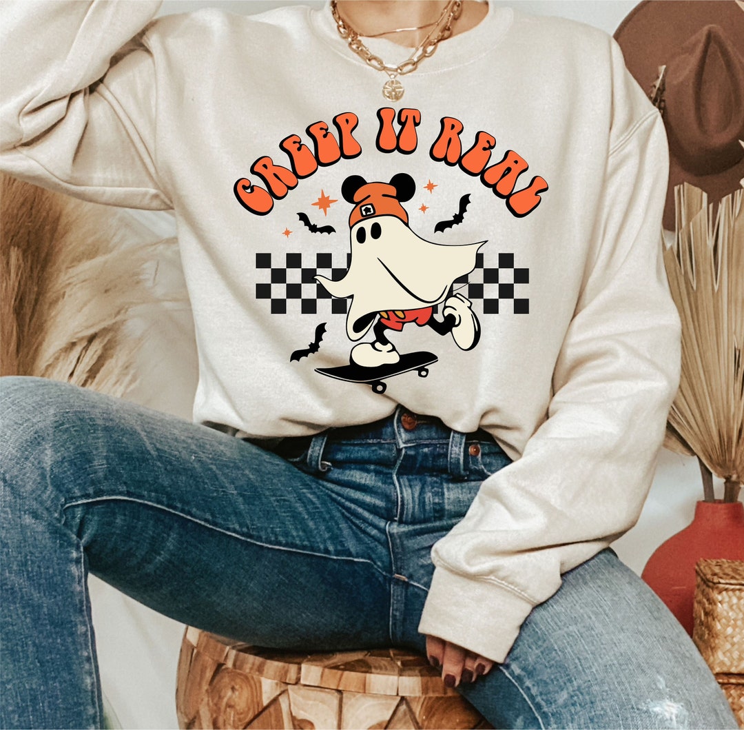 Creep It Real SVG ,creep It Real Png,halloween Skateboard, Ghost ...