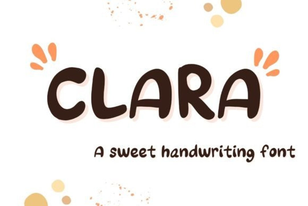 Clara Font, Wedding Script Font, Modern Font, Display Font, Cricut Font ...