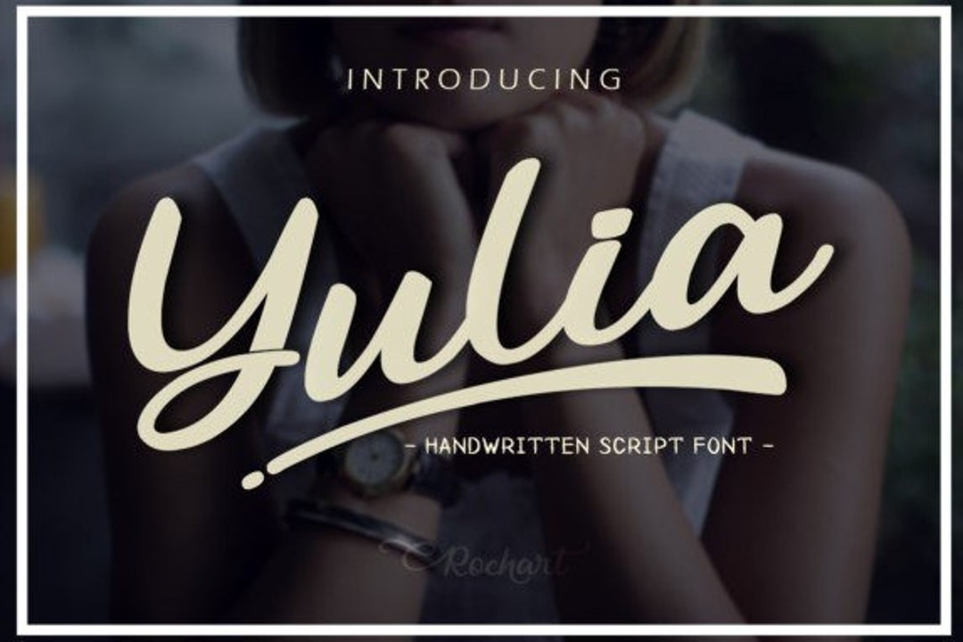 Yulia Font, Minimalist Bold Font, Cricut Fonts, Casual Font, Modern ...