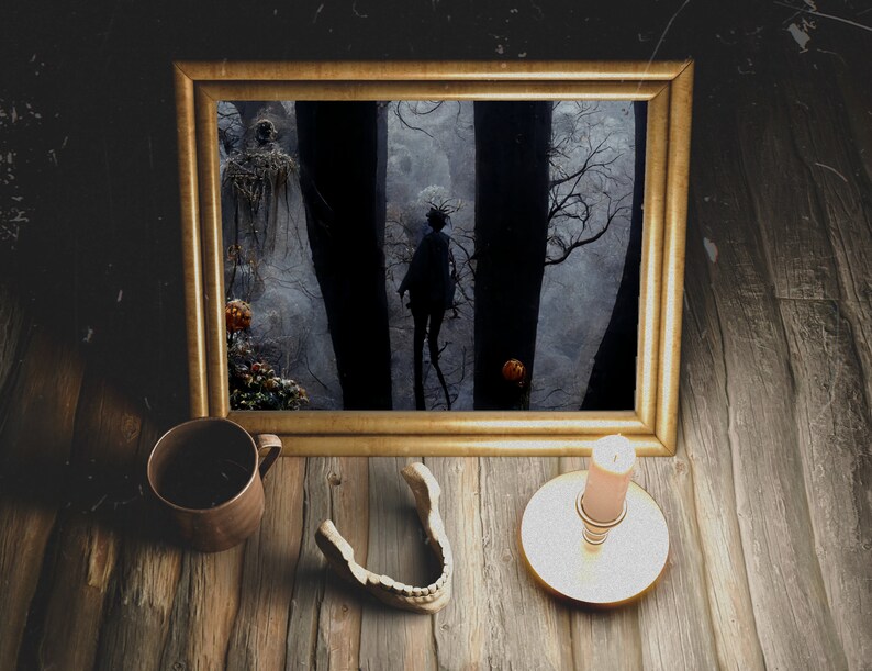 Detailed Tim Burton Inspired Art, Digital Print, Printable - Etsy