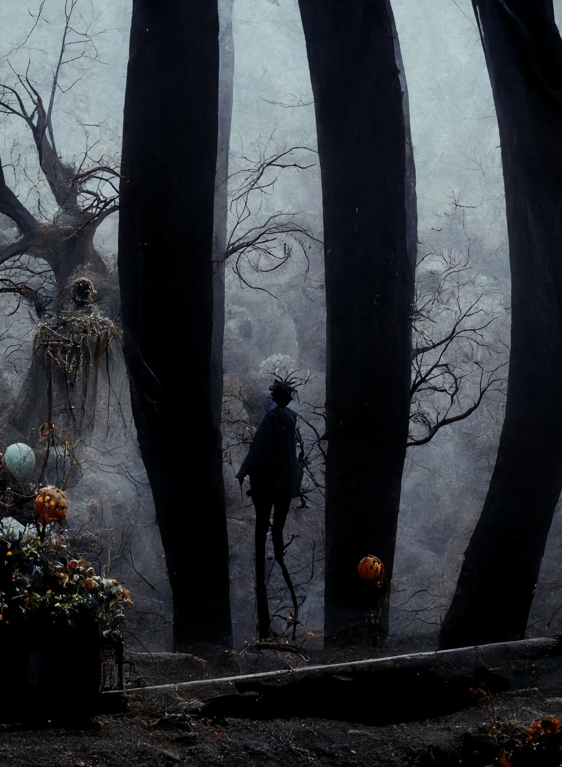 Detailed Tim Burton Inspired Art, Digital Print, Printable - Etsy