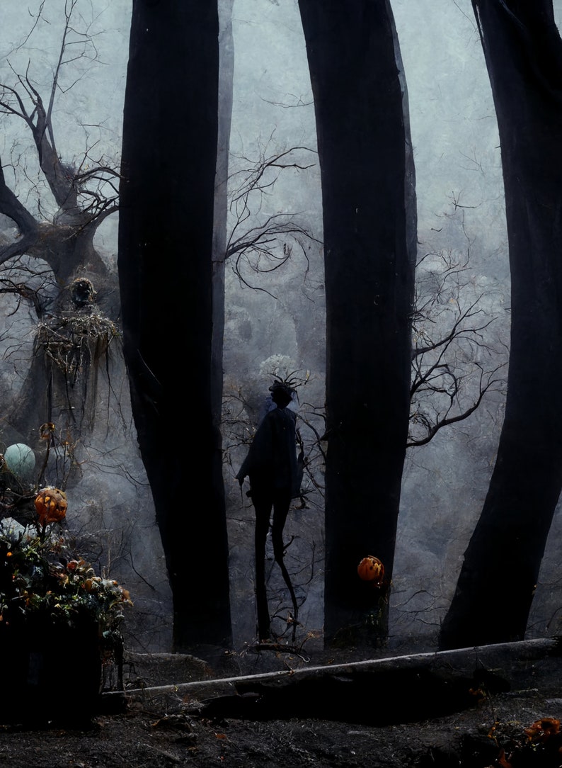 Detailed Tim Burton Inspired Art, Digital Print, Printable - Etsy