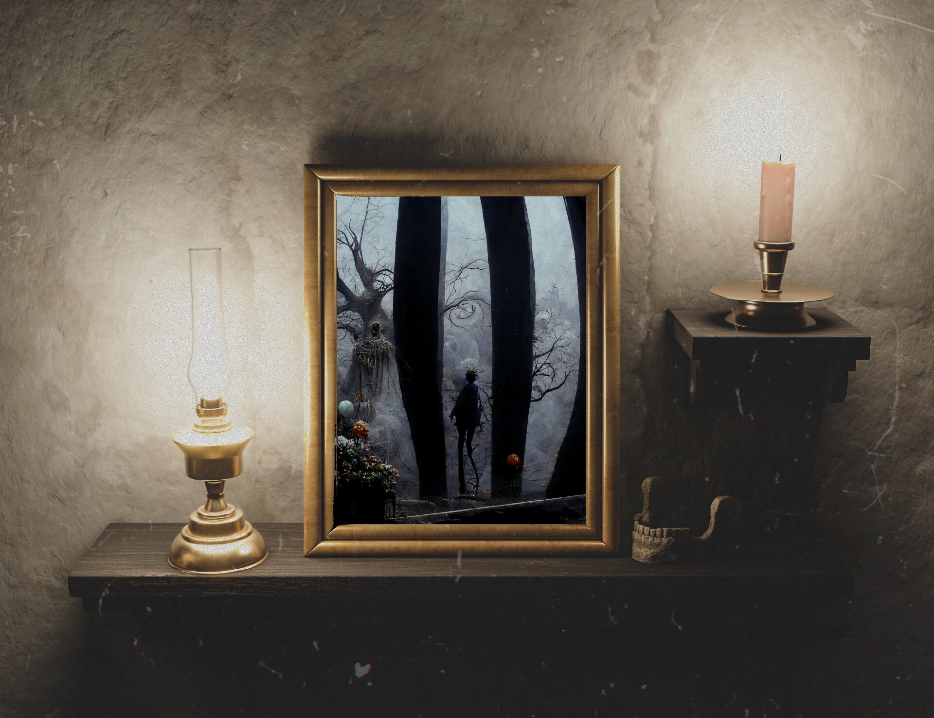 Detailed Tim Burton Inspired Art, Digital Print, Printable - Etsy