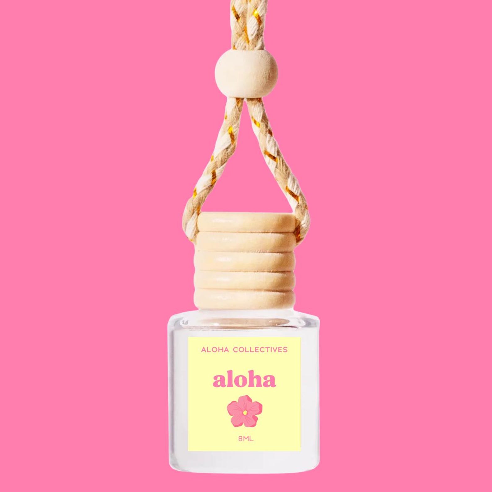 Aloha Car Diffuser L Hanging Car Diffuser L Natural L Hawaii Inspired ...