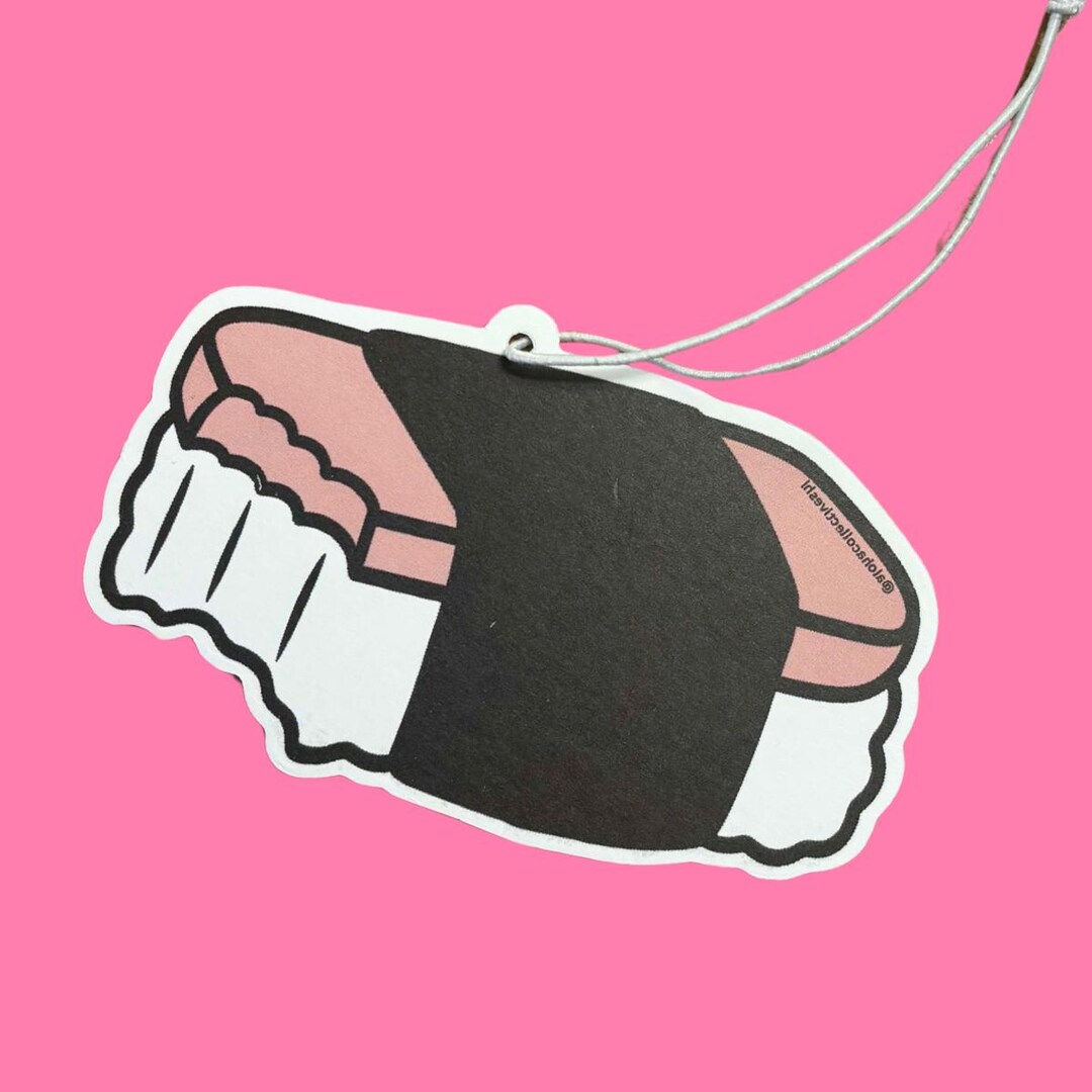 Musubi Car Freshie | Hawaii Freshener | Hanging Air Freshener | Spam - Etsy