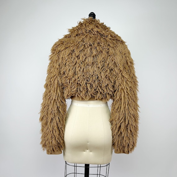 Crissa by Thayer 1970's Cropped Shag Jacket - Gem