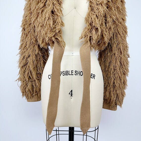 Crissa by Thayer 1970's Cropped Shag Jacket - Gem
