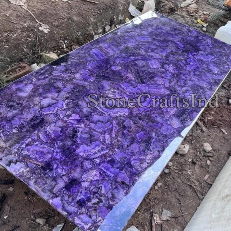 Amethyst Geode Table - Etsy