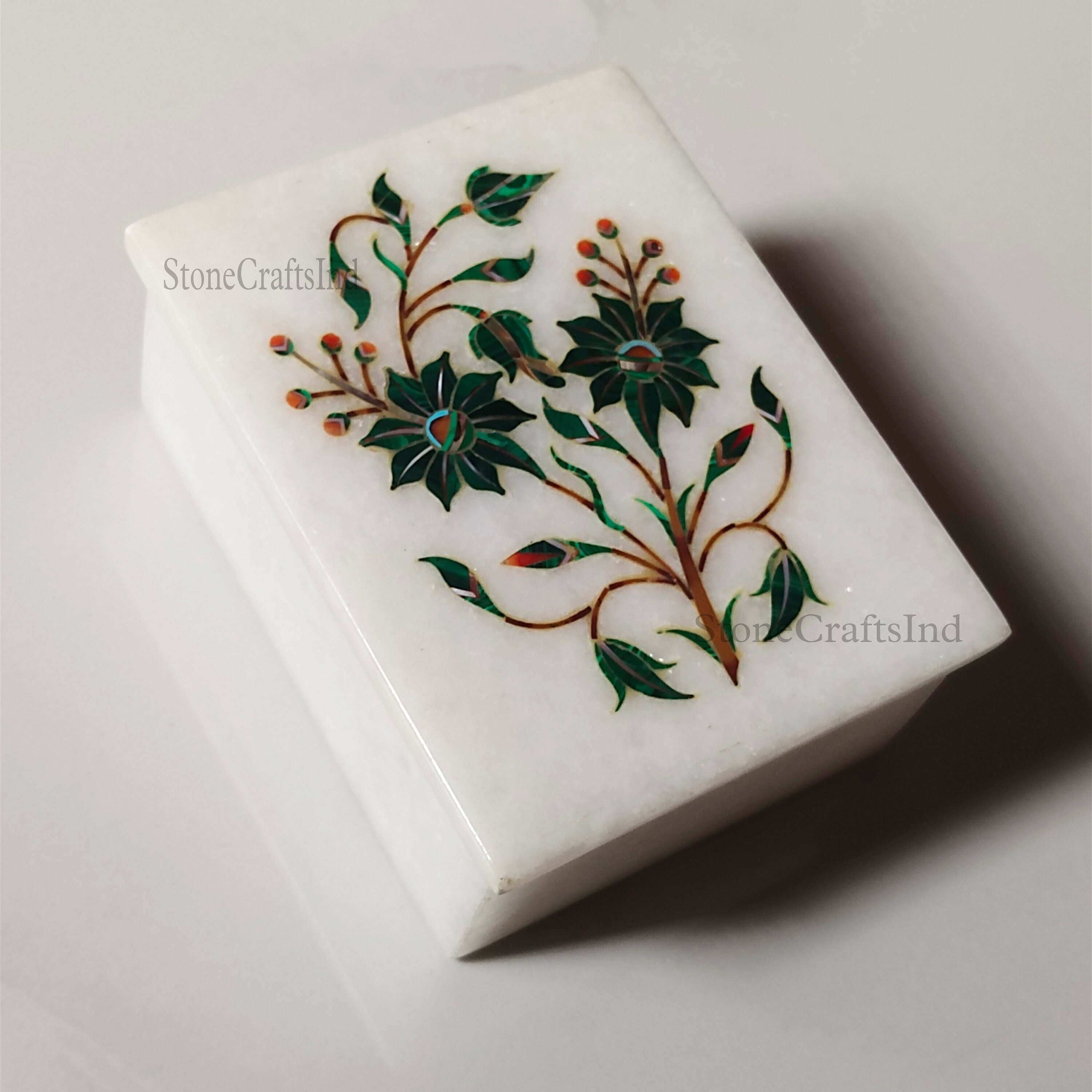 Marble Jewelry Boxes Marble Decorative Jewelry Box Malachite - Etsy
