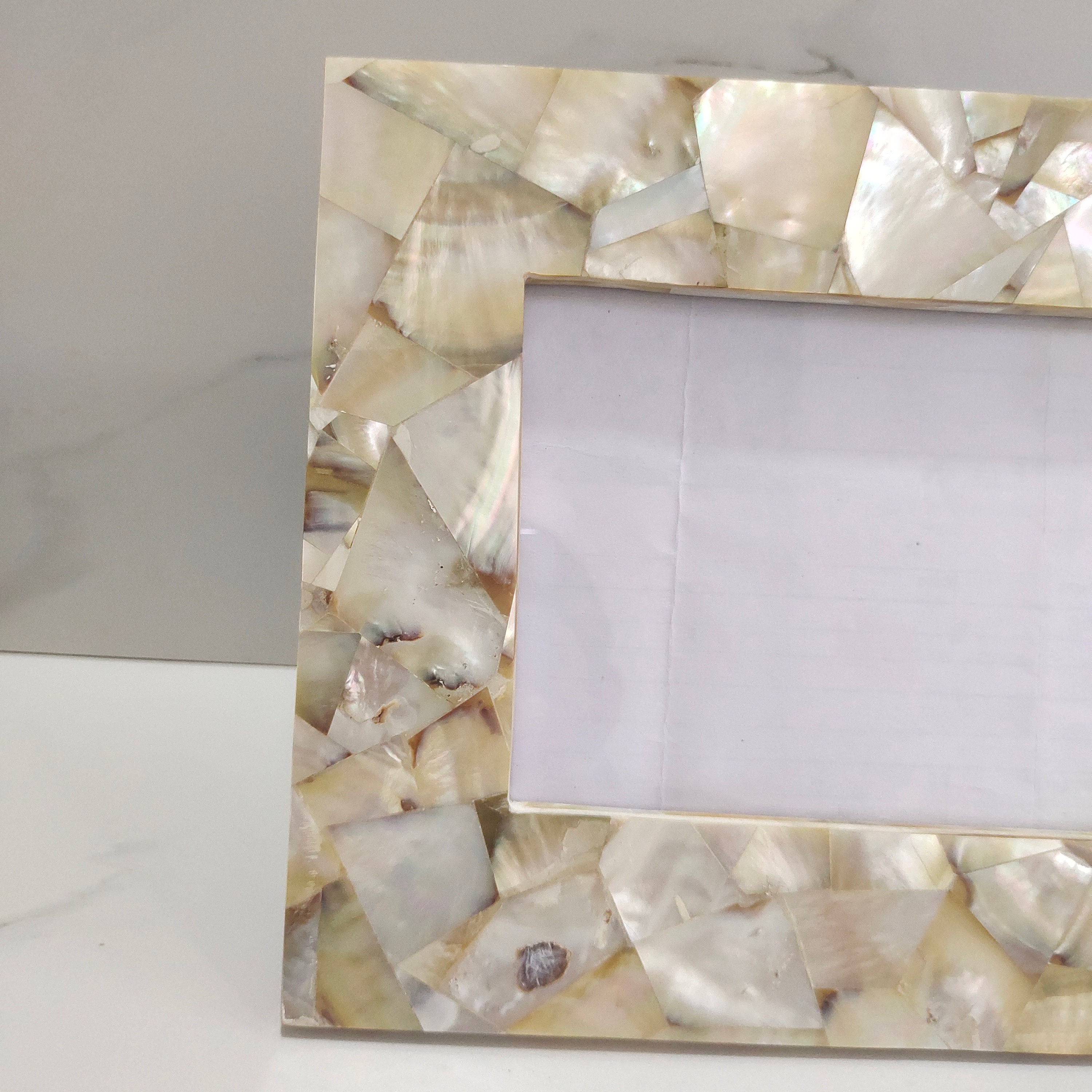 Mother of Pearl Picture Frame, Gemstone Frame, Memorable Photo Frame ...