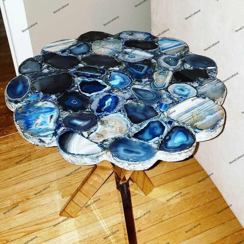 Agate End Table - Etsy