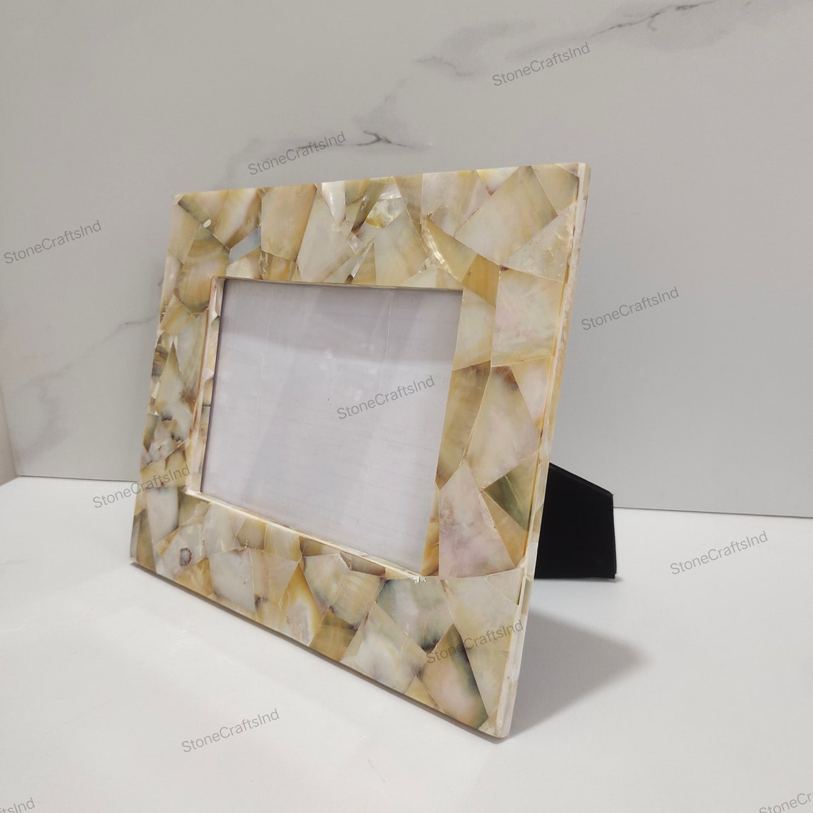 Mother of Pearl Picture Frame, Gemstone Frame, Memorable Photo Frame ...