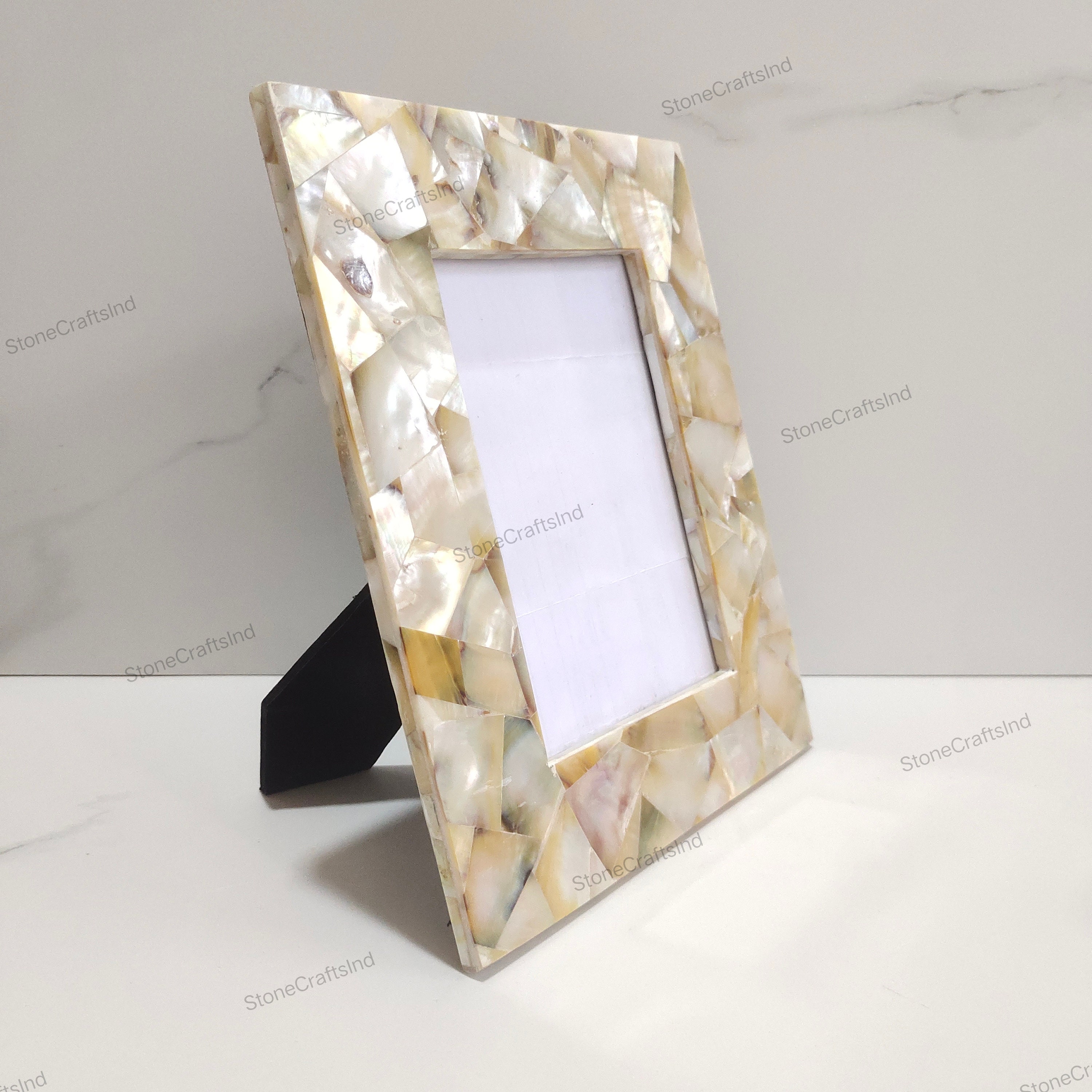 Mother of Pearl Picture Frame, Gemstone Frame, Memorable Photo Frame ...