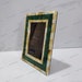 Malachite & Mother of Pearl Picture Frame / Natural Semiprecious Stones ...