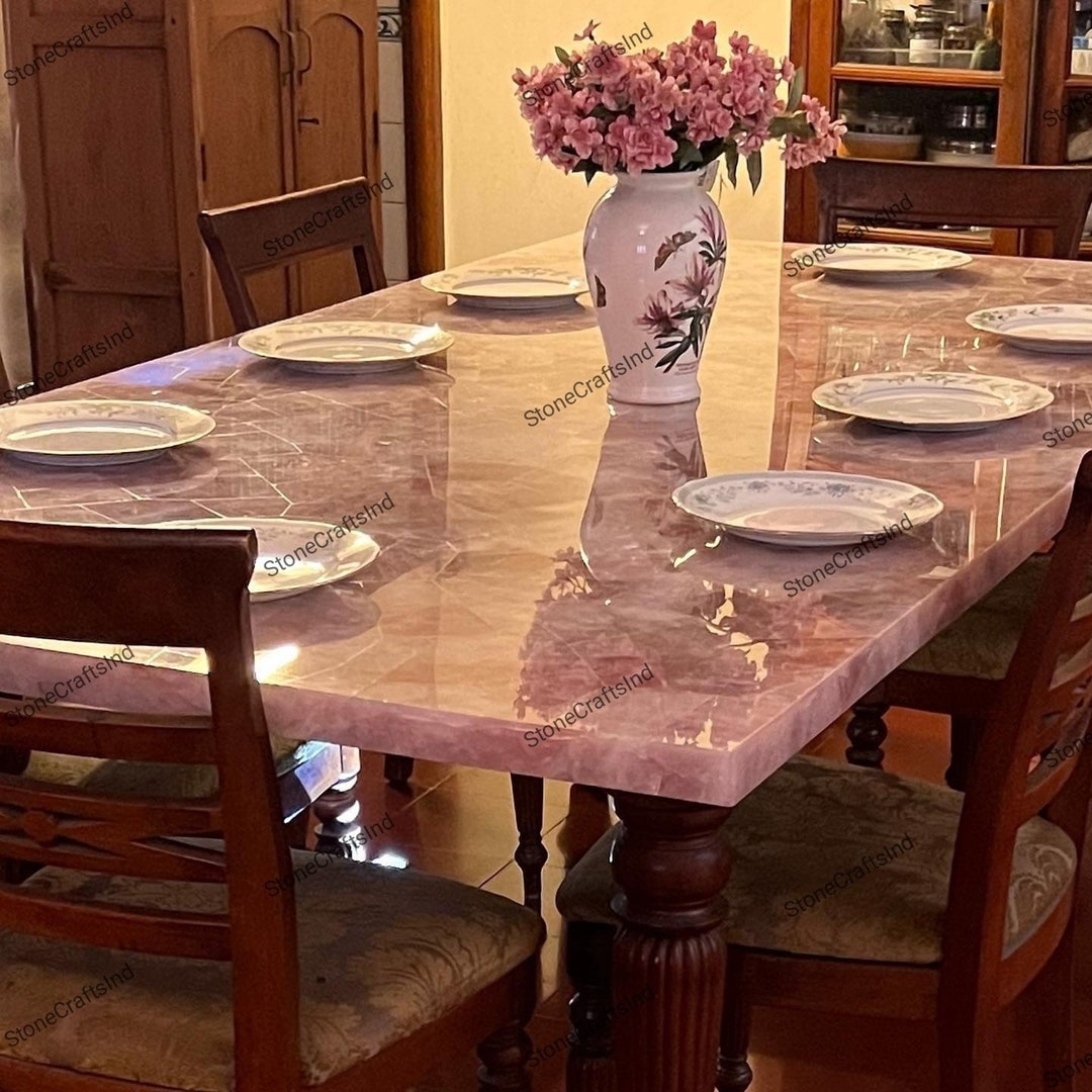 Marble quartz dining table store