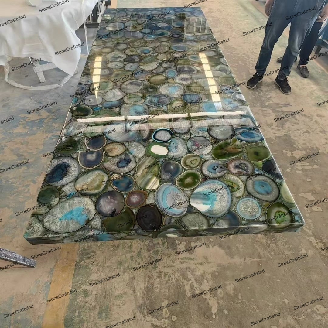 Agate Dining Table Top / Agate Stone Coffee Center Table Top / Agate ...