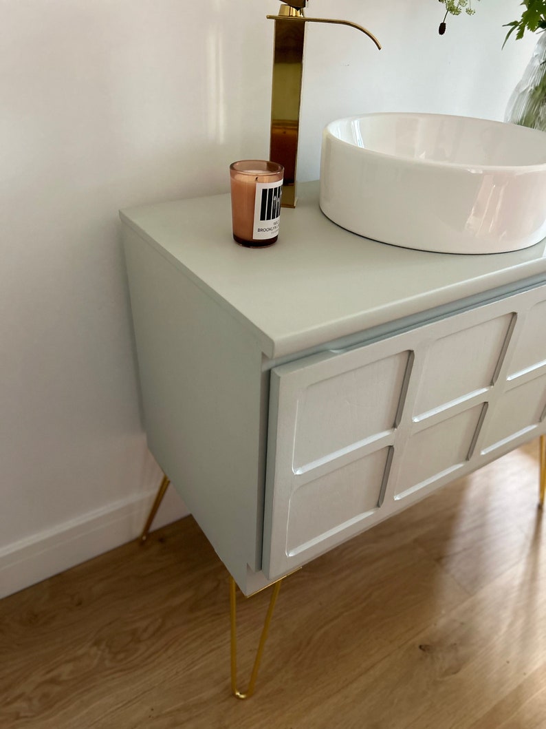 Bathroom Vanity Unit - Mid Century Nathan Furniture - Etsy UK