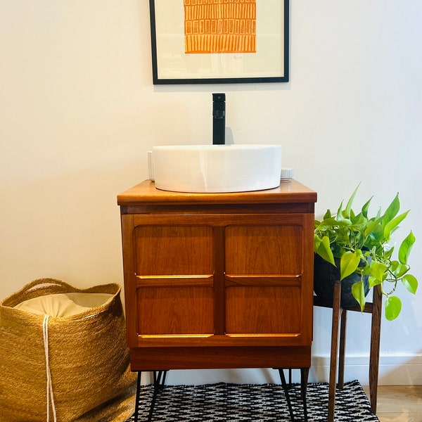 Upcycled Bathroom Vanity - Etsy UK