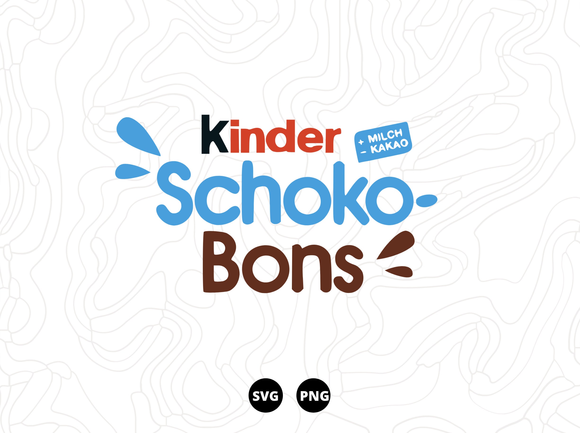 Kinder Schoko Bons SVG, Schokolade SVG, SVG-Dateien, Download, png ...