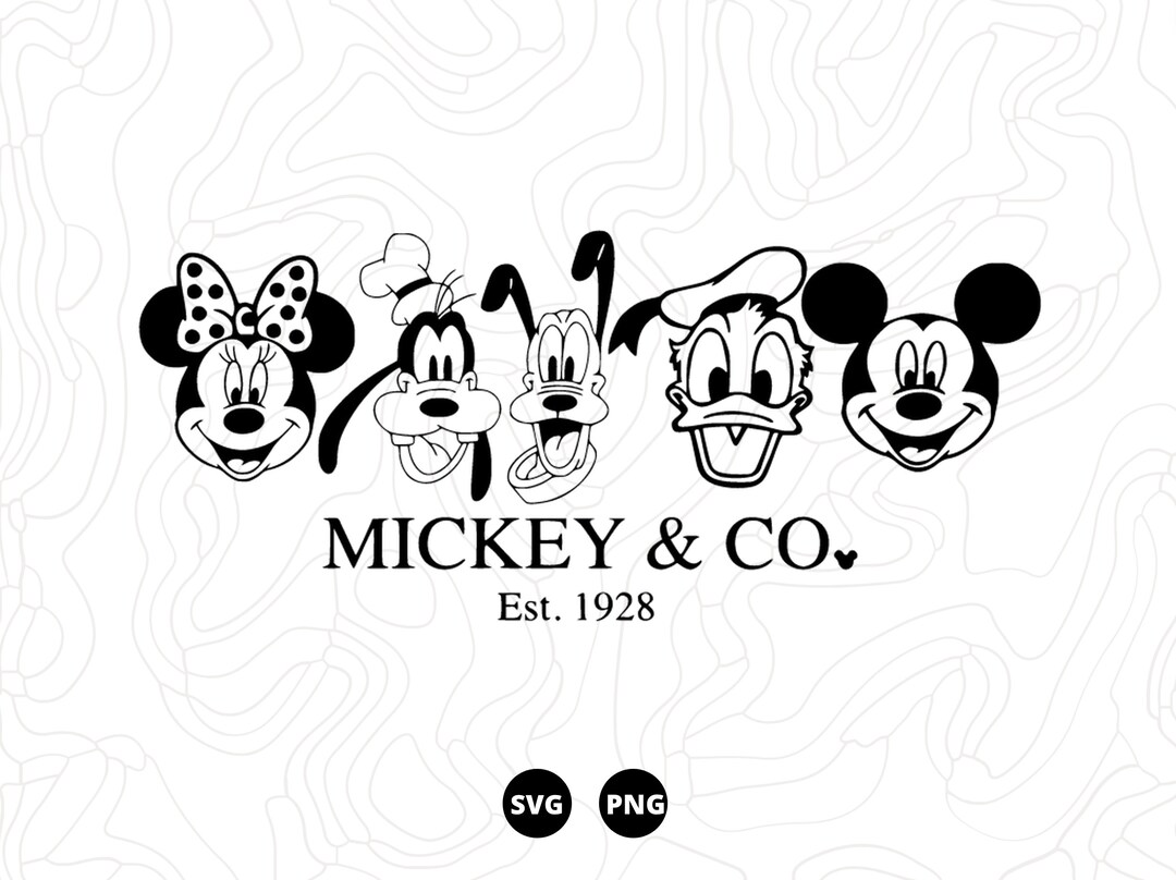 Mickey Moss SVG, Mouse Head SVG, Cartoon Character Svg, SVG, Download ...