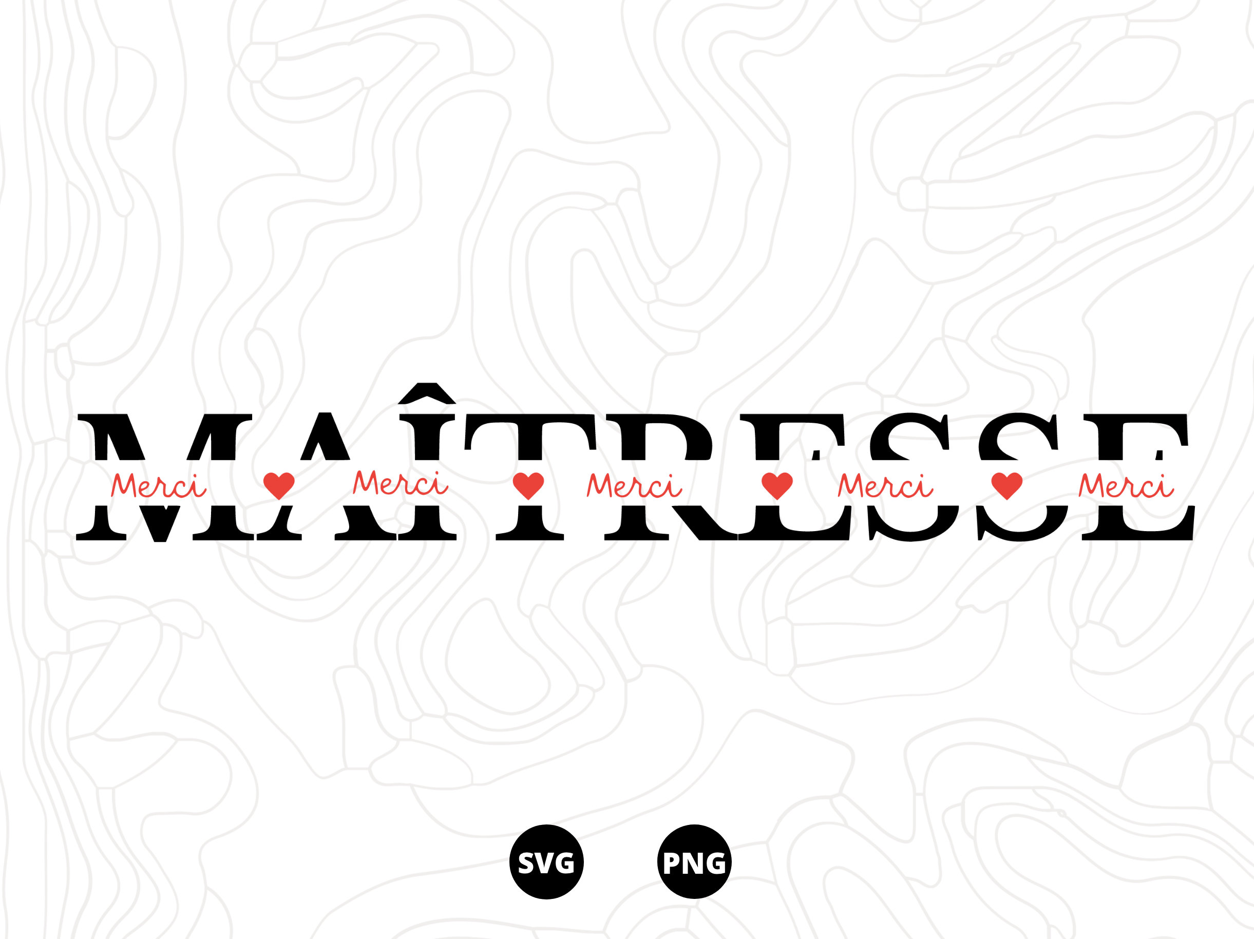 Merci Maîtresse SVG, Merci SVG, Maîtresse d'ecole SVG, Téléchargement ...