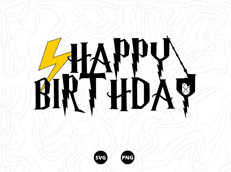 Happy Birthday,harry,cake,png,svg,download - Etsy Canada