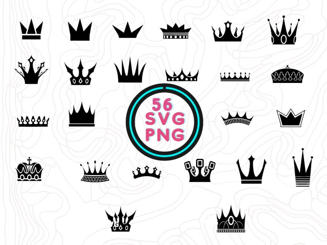 SVG Crown, SVG Tiara, Crown SVG, Princess Svg, Queen Crown Svg, King ...