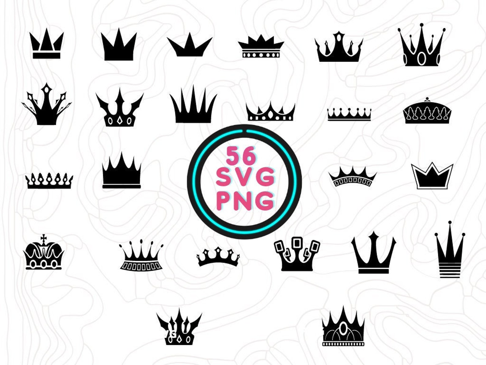 SVG Crown SVG Tiara Crown SVG Princess Svg Queen Crown - Etsy