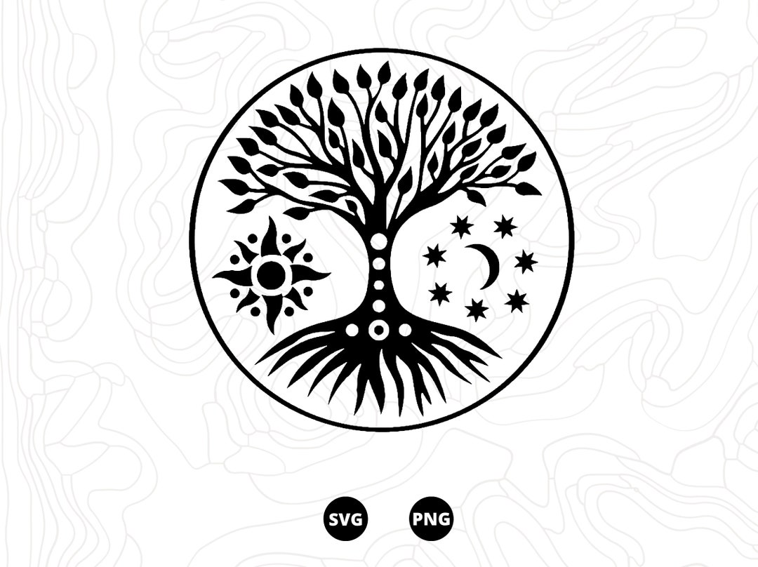 SVG Life Tree, SVG Tree, SVG Files, Download, Png, Digital Svg - Etsy