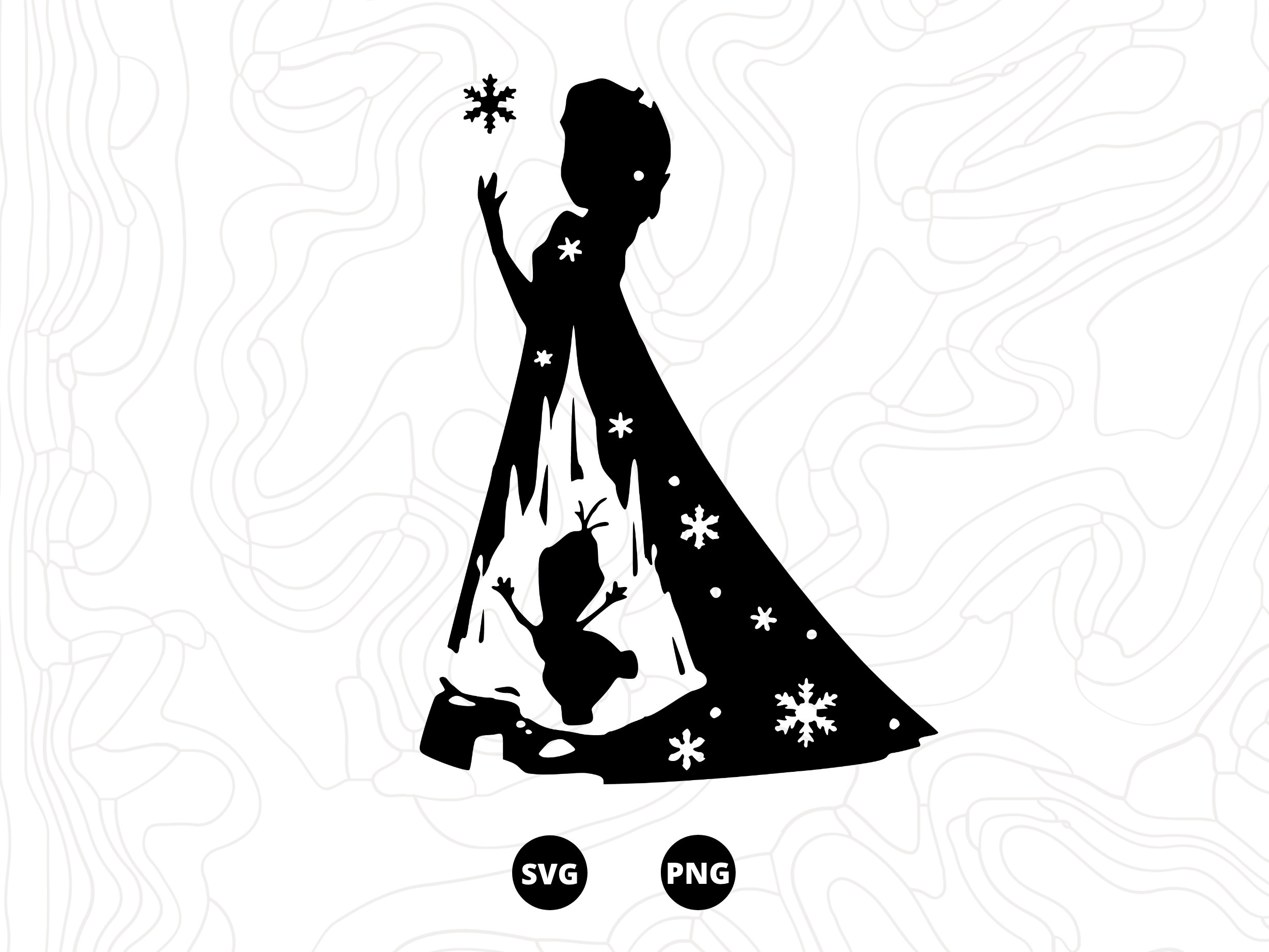 Elsa SVG, Frozen SVG, Cartoon Character Svg, Princess SVG, Olaf Svg ...