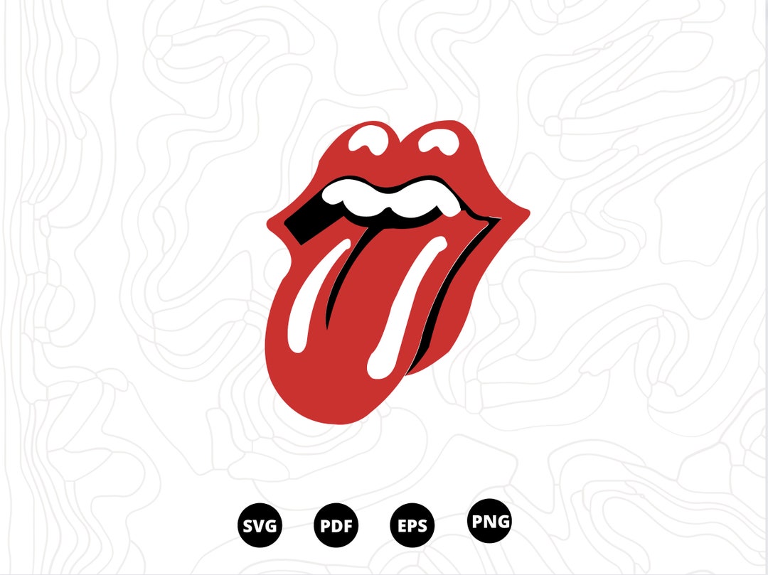 Rolling Stones SVG Mouth SVG Lips SVG Download Png - Etsy