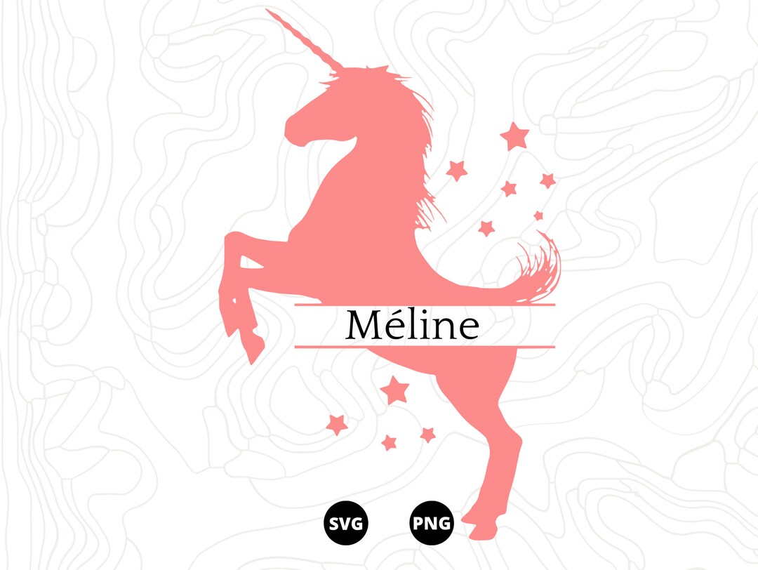 Unicorn SVG, Unicorn First Name SVG, SVG Files, Download, Png, Digital ...