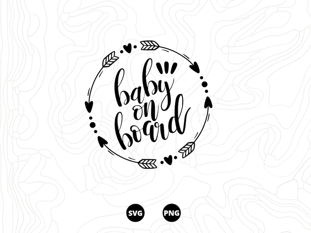 Baby on Board Svg, Birth SVG, New Born Svg, Car Svg, Baby Footprints ...
