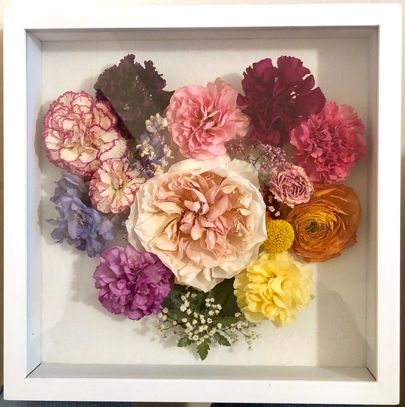 Handmade Dried Flower Shadow Box - Etsy
