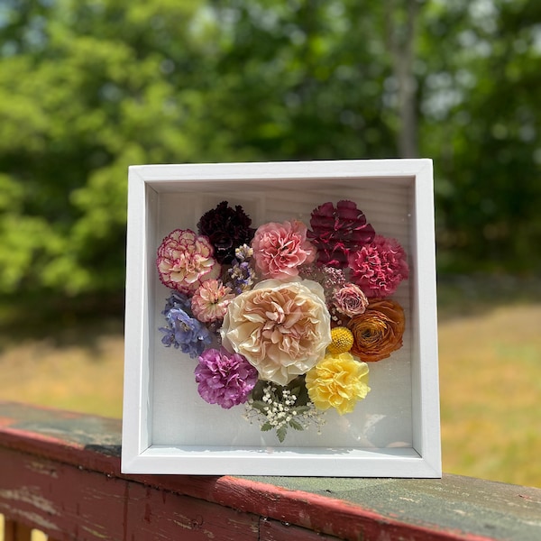 Flower Shadow Box - Etsy
