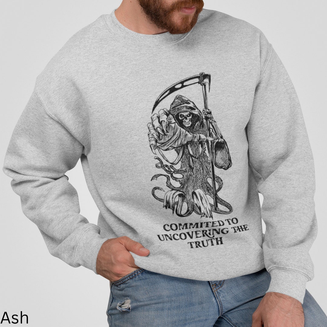 Grim Reaper Coroner Sweatshirt, Detective Gift, Unique Mortician ...