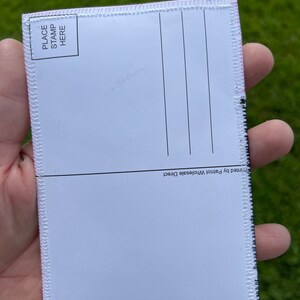 Quilted Postcard Pattern-fabric Postcard Pattern-cat Face - Etsy