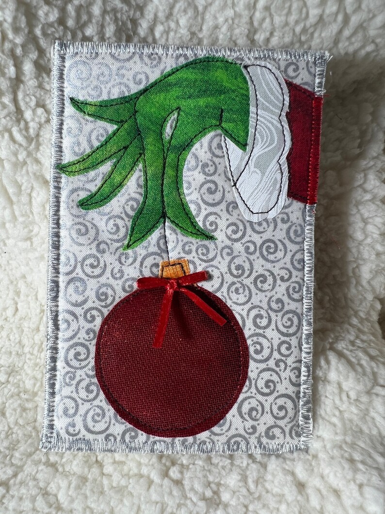 Quilted Postcard Pattern Fabric Postcard Pattern Christmas - Etsy