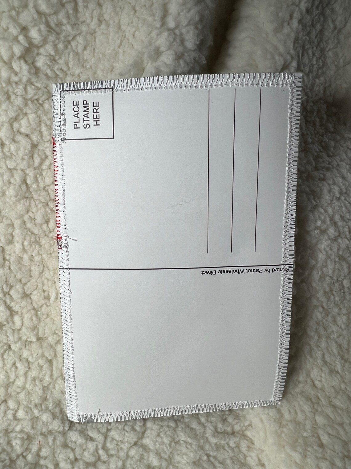 Quilted Postcard Pattern Fabric Postcard Pattern Christmas - Etsy