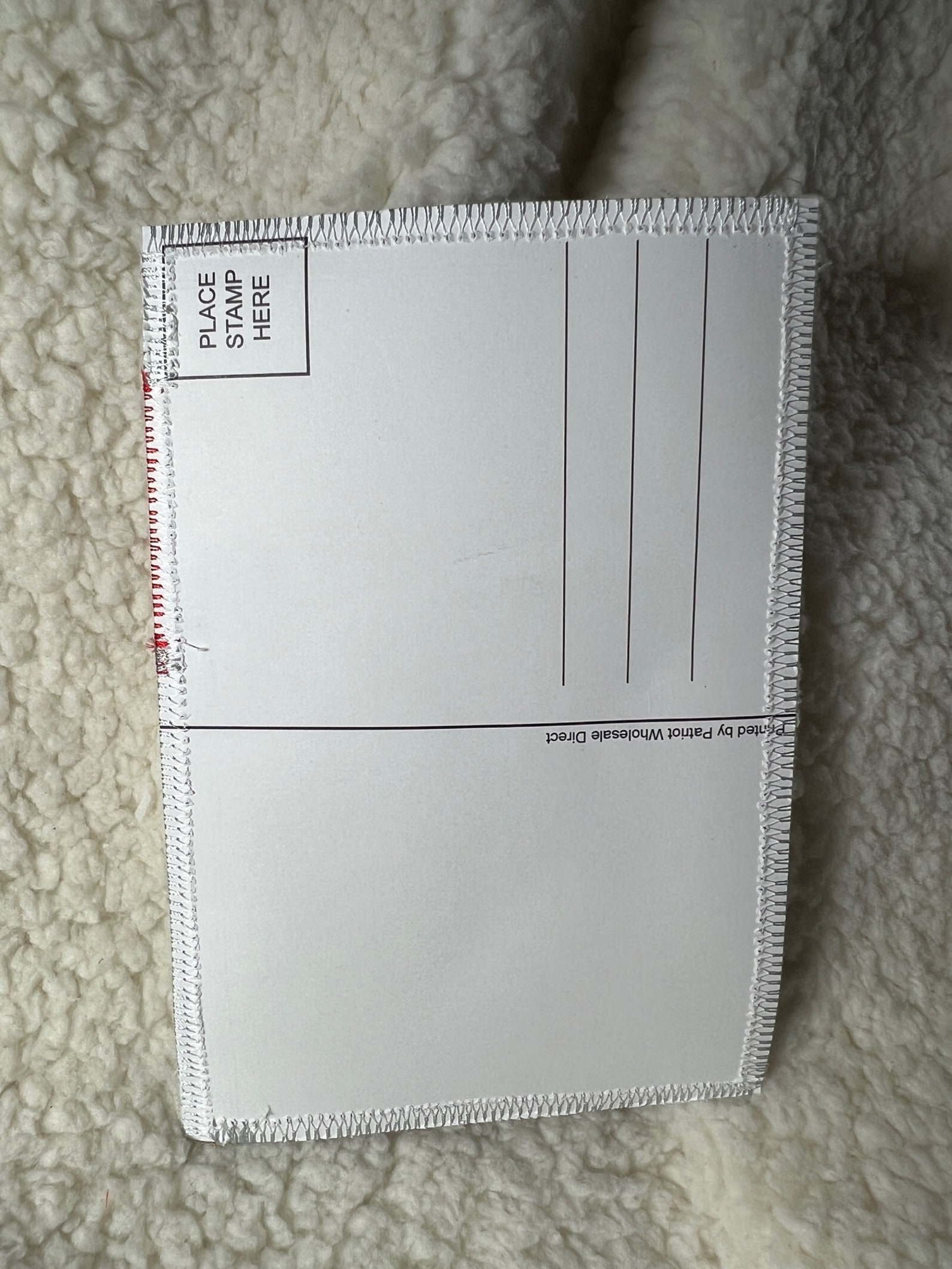 Quilted Postcard Pattern Fabric Postcard Pattern Christmas - Etsy