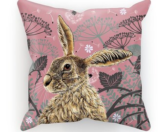 Hare Cushion - Etsy UK