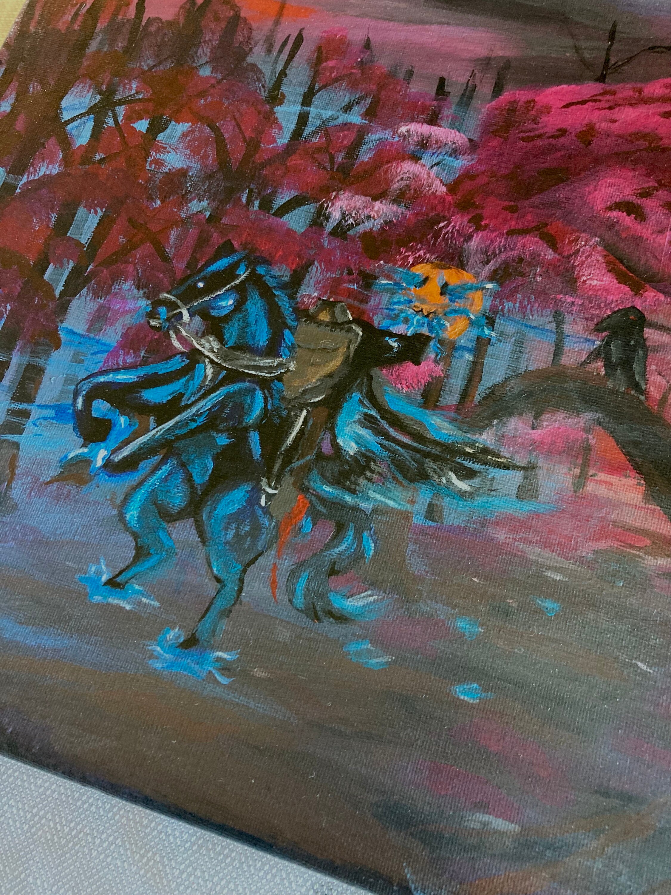 Headless Horseman Ichabod Crane Sleepy Hollow Halloween Spooky Goth ...