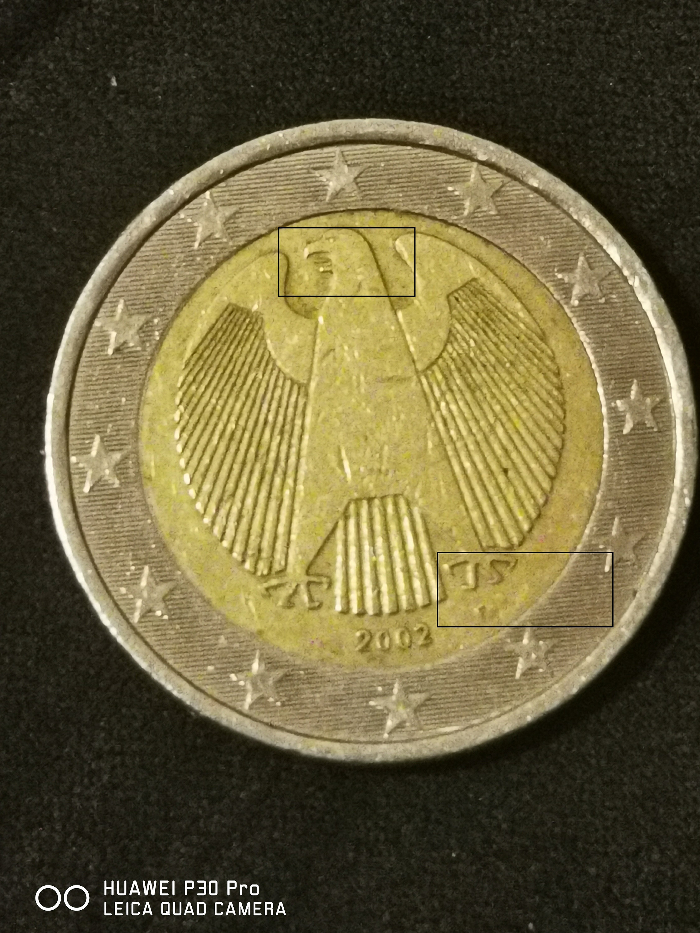 Erstaunlich 2 Euros 2002 Fotosnull