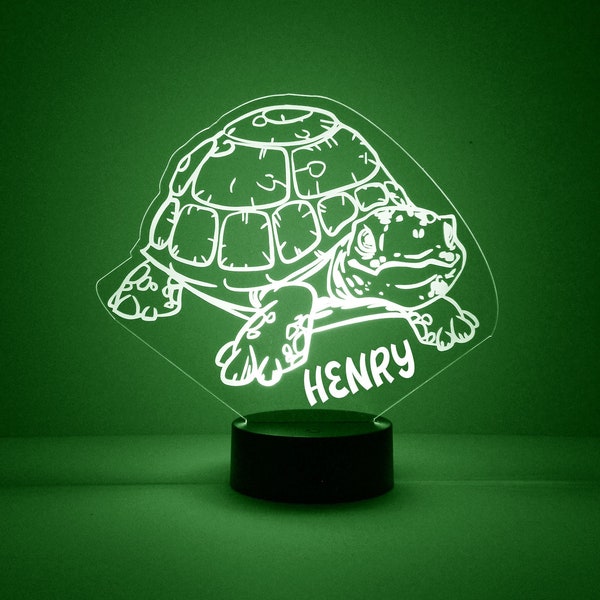 Led Light up Turtle - Etsy