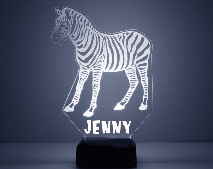 Cute Custom Personalized Name LED Stand Sign Night Light up Table Lamp ...