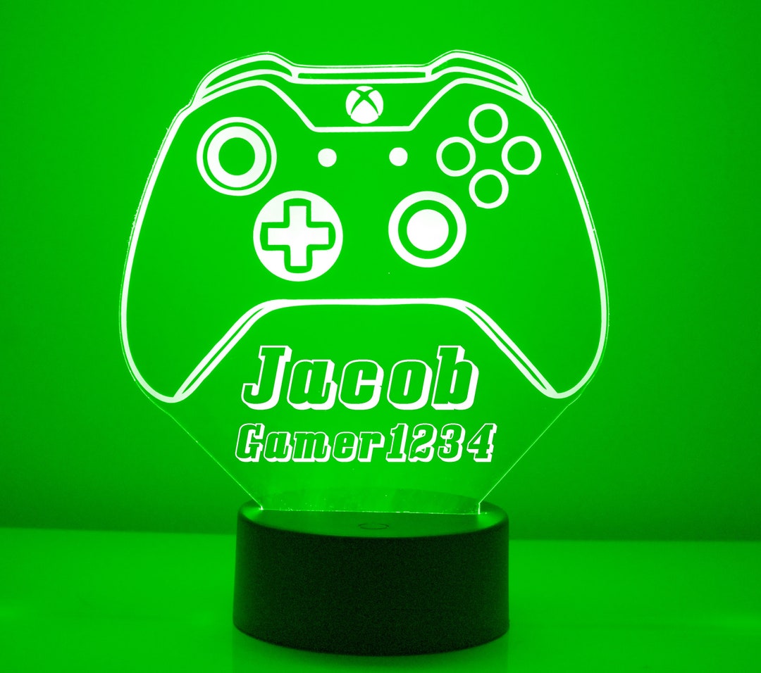 Video Game Controller Gamer Light, Personalized Gamer Fan Gift, 16 ...