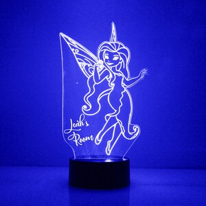 Fairy Princess Light Up, Personalized Kid's Gift, 16 Color LED Night ...