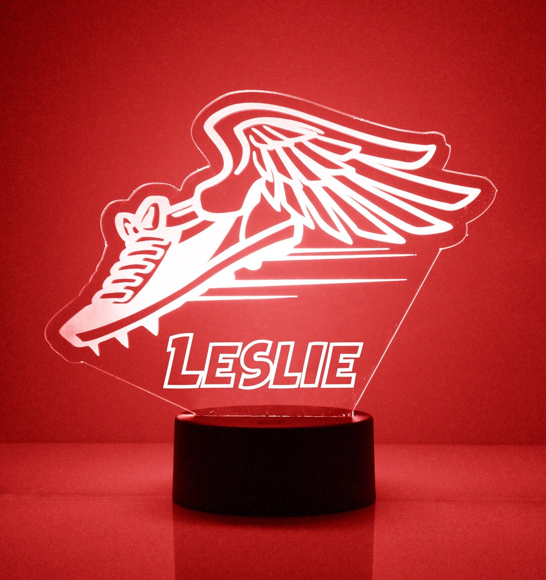 Light up Sneaker, Track & Field Cleat Personalized Gift, 16 Color LED ...