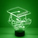 Graduation Cap Light Up, Personalized Gift, 16 Color LED Night Light ...