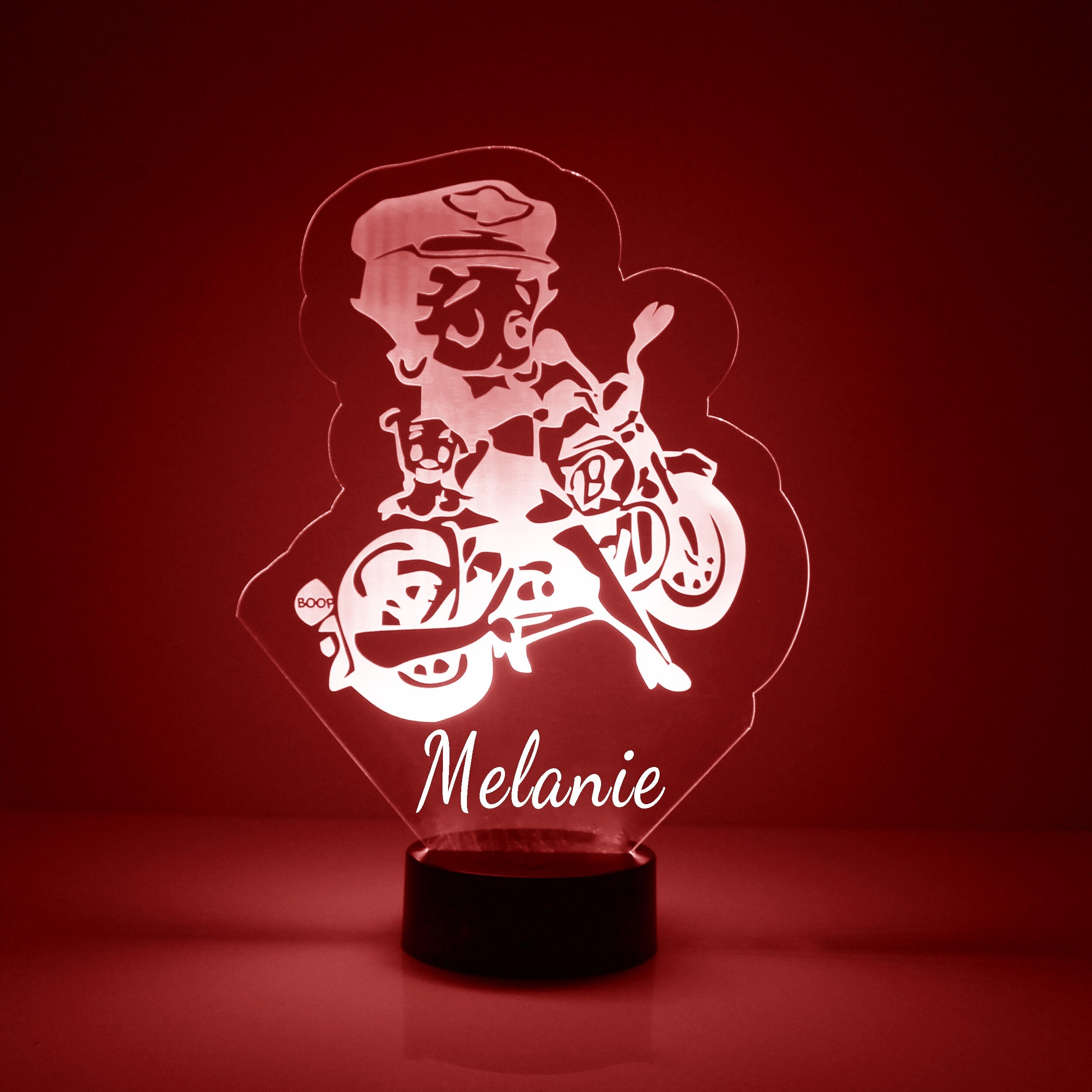 Handmade Betty Boop Light up Art, Personalized Gift, 16 Color LED Kid's ...